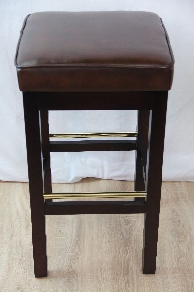 Chesterfield Echtleder Hocker