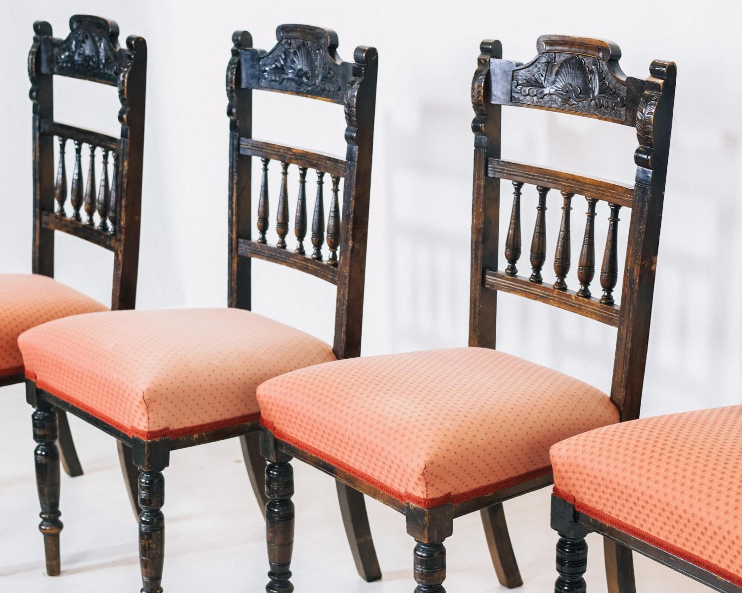 4er Satz Dining Chairs, Esszimmerstühle, Stuhl, late Victorian-wh230125_62