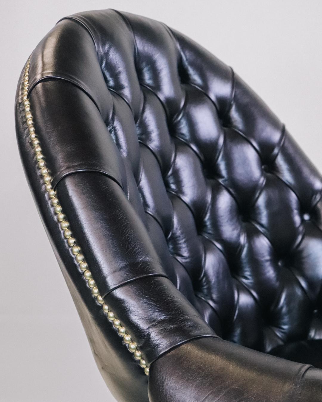 Chesterfield Drehstuhl "Executive Chair" in Old English Smoke ...