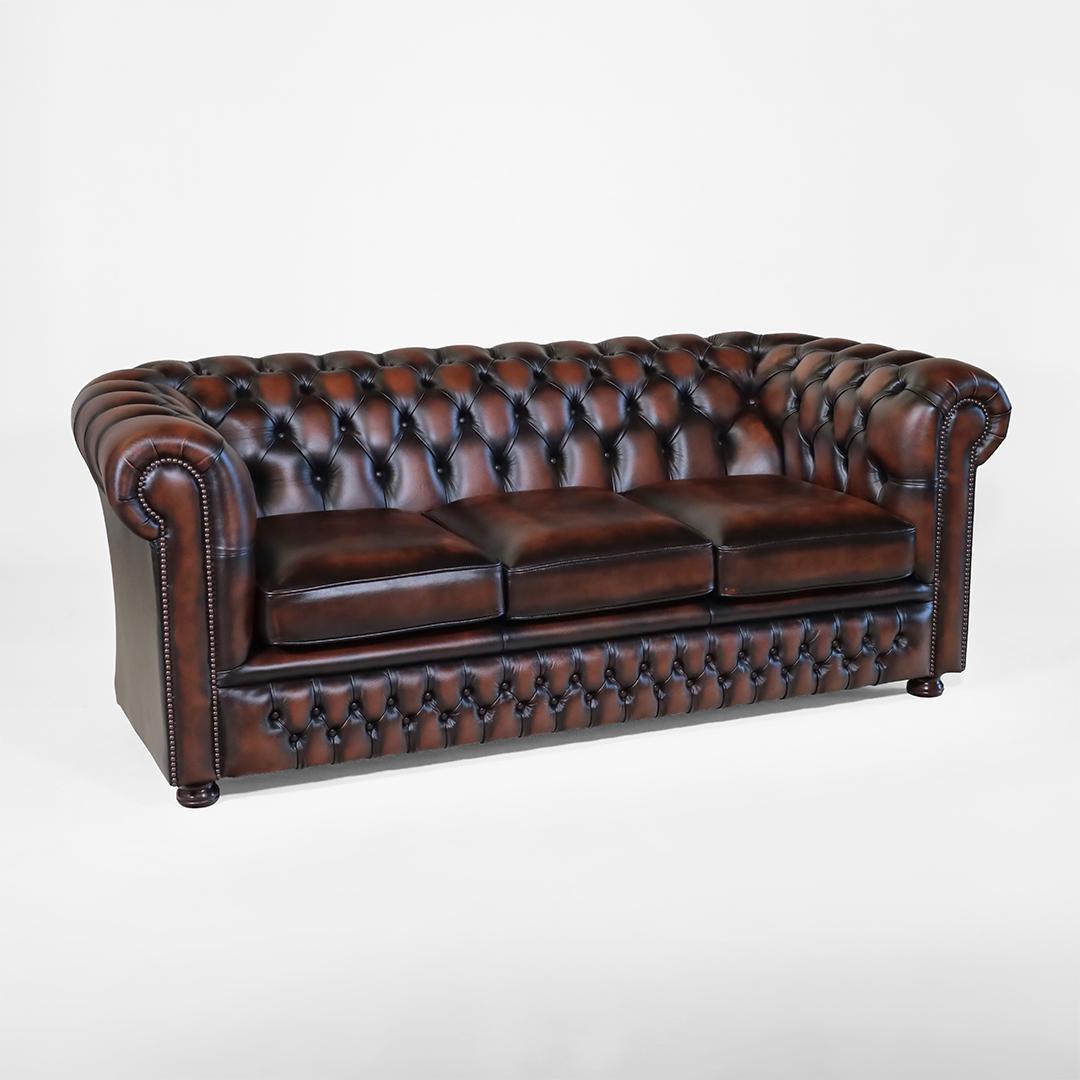 Ledersofa Braun 3 Sitzer